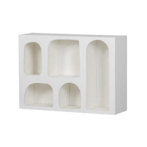 Etagère murale 5 niches - Blanc